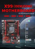 China Custom X99 Chipset LGA2011-3 Motherboard 4xDDR4 64GB Max USB 3.0 ATX for sale