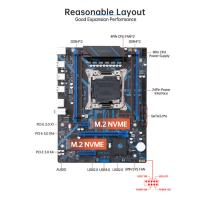 China Huananzhi X99 QD4 Motherboard DDR4 LGA2011-3 NVME USB 3.0 Combo Kit for E5 2640V3 for sale