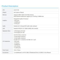 China DDR3 Support H61 Main Board for Intel i3 i5 i7 CPU in Customized LGA 1155 Form Factor for sale