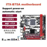 China Customized B75 Mini ITX Motherboard LGA1155 DDR3 16GB for Server Workstation Industrial Computer for sale