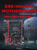 China Customized X99 Motherboard PC Server Mainboard 4xDDR4 Support Core I7 E5 v3/v4 CPU for sale