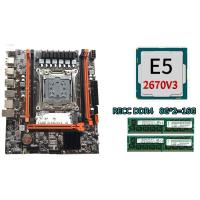 China Double Memory Channel X99H Mainboard for Core I7 Xeon E5 V3/V4 CPU Server/Workstation for sale
