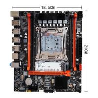 China Customized X99H Mainboard for Desktop NO Private Mold E5 CPU DDR4 RAM M2 SSD for sale