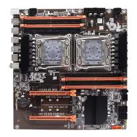 China Customizable X99 Motherboard Dual Xeon E5 LGA2011-3 256GB DDR4 M.2 ATX for sale