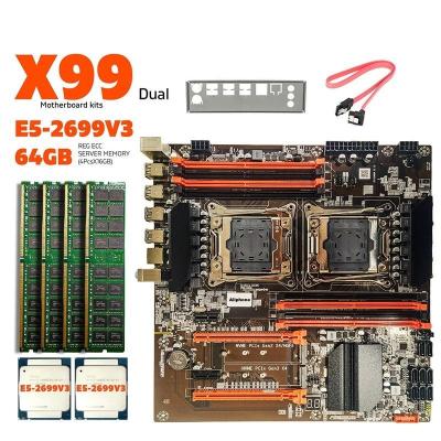 China Customized X99 Motherboard 64GB DDR4 2133MHz Server Memory Combo Kit PCIe X16 ATX LGA 2011-3 for sale