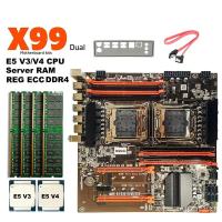 China Customizable X99 Motherboard with Dual Channel DDR4 RAM and E5 CPU Superior Performance for sale