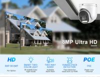 China 8MP 4K POE CCTV Camera Kit 8 Channel H.265 Face Detection IP66 Indoor Security System for sale