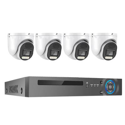China 4CH POE 4K 8MP IP66 H.265 Face Detection Security Camera System with 30M IR for sale