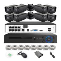 China 8 Channels Customized H.265 4K 8MP Wired POE IP Network Security Home CCTV Camera System for sale