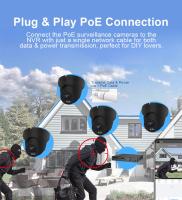 China Smart Home Security Network Camera 4K 8MP POE NVR 8 Channel Kit with Customized Size for sale