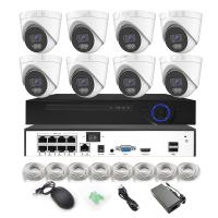 China Advanced 5MP 4K 8 Channel Night Vision POE HD IP Security Network Surveillance System for sale