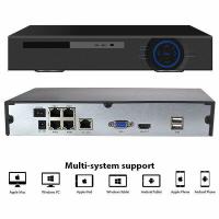 China H.265 1080P Outdoor Tube Security IP Camera 4 Channel POE NVR Kit Customizable for sale