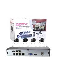 China 2MP HD IR Cut VandalProof POE IP Camera NVR Kit 4CH Outdoor Security System 30m IR for sale