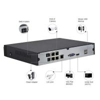 China 4CH 1080P 2MP PoE IP Camera NVR Security System Kit with 30m IR Night Vision for sale