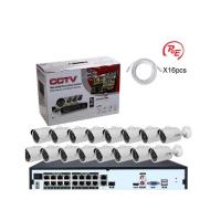 China 16CH 1080P 2MP POE Surveillance Wire IP Camera NVR Kits Customizable Compatibility for sale