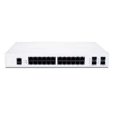China Customized FortiGate FS-124F Network Switch with 24 GE RJ45 Ports Full-Duplex Half-Duplex Communication and PoE Support for sale