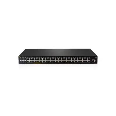 China Customized JL262A 48 Port Gigabit PoE+ Network Switch with 4 SFP Uplink Ports for Enterprise Networking for sale