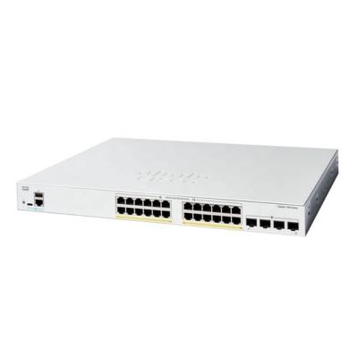 China Original C1300-24FP-4G 24-Port Gigabit PoE+ Compliant Managed Network Switch with 370W Power for sale