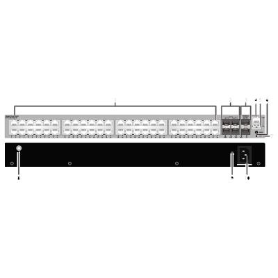 China Huawei 48-Port Gigabit Ethernet PoE+ Switch with 4 x 10GE SFP+ and 2 x 12GE Stack Ports for High-Speed Networking for sale