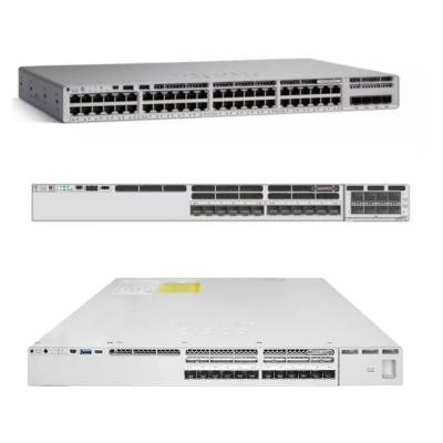 China Cisco Catalyst 9300X Network Switch with 12-port 25G/10G/1G SFP28 Modular Uplinks and 1 Terabit Stack Bandwidth for sale