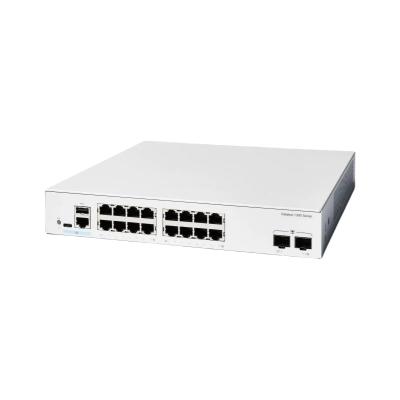 China C1300 Series 16 Ports POE 2 Gigabit Ethernet Layer 3 Managed Networking Switch for sale