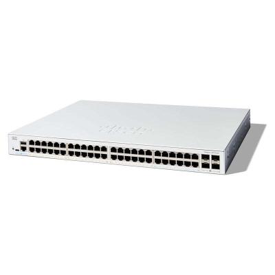 China Original C1300-48P-4X Cisco C1300 Series Ethernet Switch with 48x 10/100/1000 PoE+ Ports Layer 3 Support and 370W Power Budget for sale