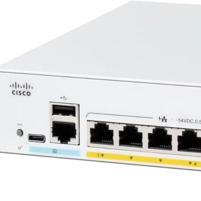 China Catalyst 1300 Series 8 Ports Gigabit Ethernet Layer 3 Managed Switch with 20 Gbps Switching Capacity Rack Mountable for sale