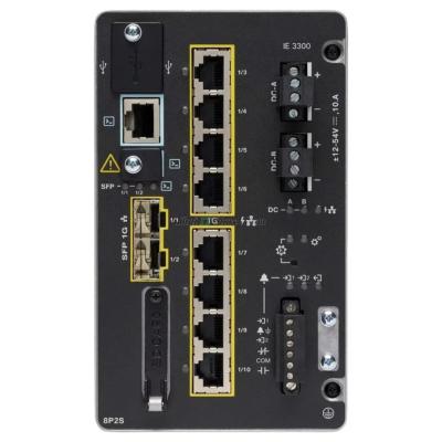 China Cisco IE-3300-8T2S-E Industrial Ethernet Switch with 10 Gigabit Ethernet 68 Gbps Capacity and Rugged Design for sale