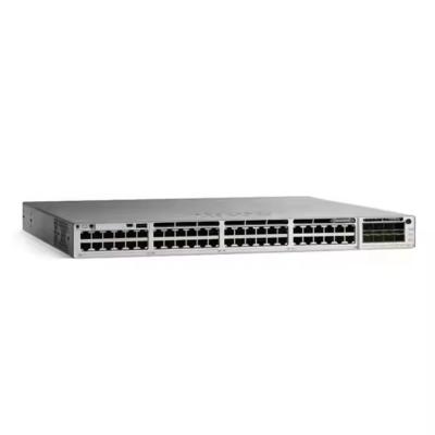 China New Cisco C9300-48P-E Network Switch 48-port PoE+ 598Gbps Non-Blocking Stackable Ethernet Switch for sale