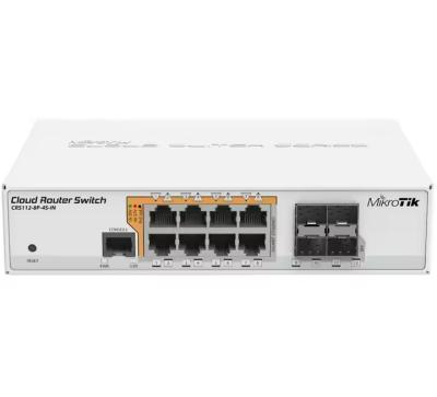 China Mikrotik 8x Gigabit Ethernet Smart Network Switch with Poe-out 4x Sfp and RouterOS L5 CRS112-8P-4S-IN for sale