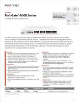 China Fortinet FG-400E Enterprise Network Security Firewall With Next Generation Firewall(NGFW) Secure SD-WAN and Web Gateway for sale