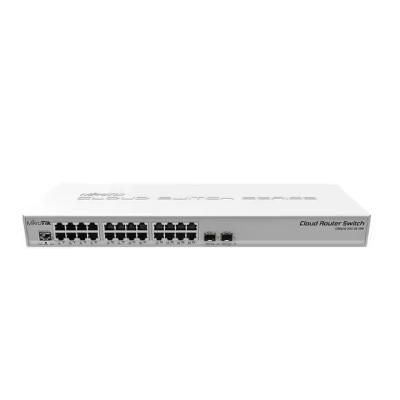 China Original New  Mikrotik  CRS326-24G-2S+RM 24 Port Gigabit Network Switches With Good Price for sale