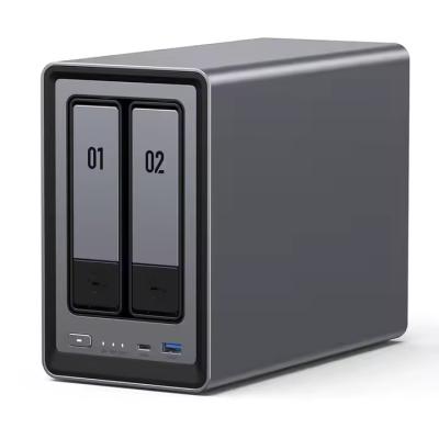 China UGREEN NAS DXP2800 2-Bay Desktop NAS, Intel N100 Quad-core CPU, 8GB DDR5 RAM, 2.5GbE, 2 * M.2 NVMe Slots, 4K ,(Diskless) for sale
