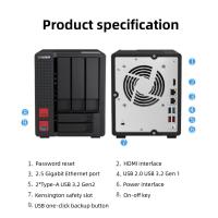 China Original TS-564 QNAP Network Storage Quad-core 2.9GHZ 8G and 5 Bay 2.5Gbe Nas Storage Server for sale