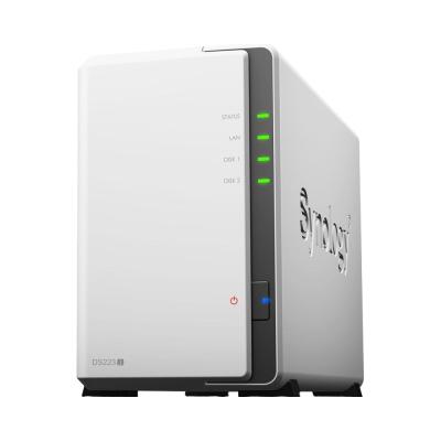 China Original DS223J 4-Core 1.4 GHz DDR4 512MB NAS Storage Server 2-Bay DiskStation Quad-Bay Expansion Network Storage for sale