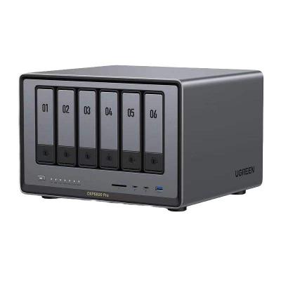 China Original New Ugreen DXP6800 Pro 6 Bay Desktop NAS Intel I5 1235u 10 Core CPU 8GB DDR5 RAM Network Attached Storage (Diskless) for sale