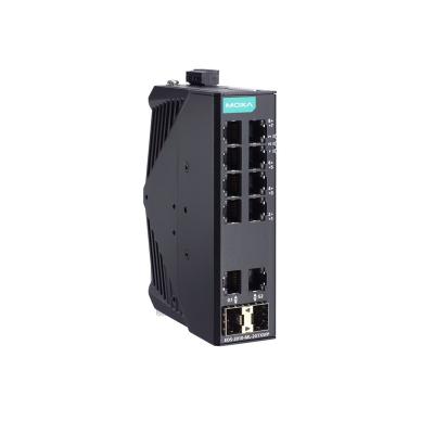 China Moxa EDS-2010-ML-2GTXSFP 8 Ports Unmanaged Switches for sale