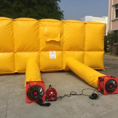 China Lion King Inflatable Air Cushion Safety Rescue Equipment 8x6x2.5m with 30m Max Height & 100kg Capacity for sale