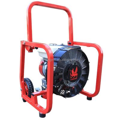 China Petrol Driven Ventilation Fan for Fire Fighting - 5.5 HP Honda Engine, 17,099 m³/hr Airflow, 27kg Weight for sale
