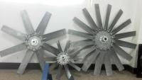 China Axial Fan Impeller 280-1200mm with Plastic or Aluminum Blades and Adjustable 25°-45° Angles for sale
