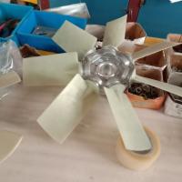 China Axial Fan Impeller 280mm-1200mm with Plastic or Aluminum Alloy Blades and Adjustable 25°-45° Angles for sale