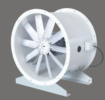 China High Efficiency Axial Fan Assembly 315-1250mm with AC Motor 1000-12000m³/h Air Flow for Industrial Ventilation for sale