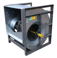 China LKQ Series Backward-Curved Belt Drive Centrifugal Blower Fan 280-1000mm Impeller 900-120000 m³/h Air Flow for sale