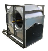 China LKQ Series Backward-Curved Belt Drive Centrifugal Blower Fan 280-1000mm Impeller 900-120000 m³/h Air Flow for sale