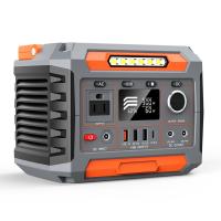 China Lithium Battery Portable Camping Power Supply 300W Dc output ABS Plastic Material for sale