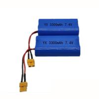 China LFP Solar 18650 Rechargeable Lithium Ion Battery 7.4V 2200mAh Bank Pack for sale