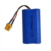 China LFP Solar 18650 Rechargeable Lithium Ion Battery 7.4V 2200mAh Bank Pack for sale
