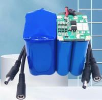 China BMS Type Rechargeable Li Ion Battery Pack , 18650 12v Li Ion Battery Pack for sale