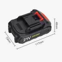 China ODM 21 Volt Lithium Battery ,   Power Drill Lithium Battery 334g Weight for sale