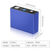 China Power Lithium Iron Phosphate Battery Cell 3.2 V 100ah Motorcycle  Overcharge for sale